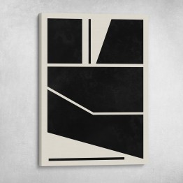 Modern Black & White Canvas Wall Art