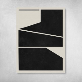 Modern Black & White Canvas Wall Art