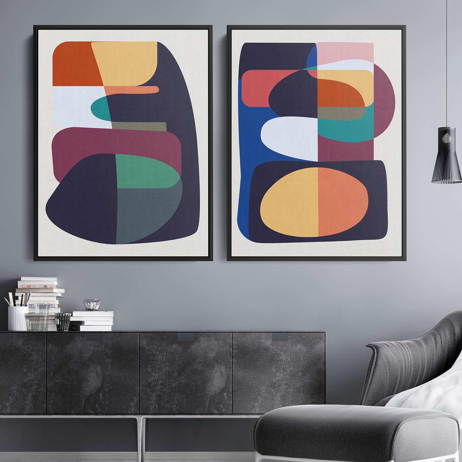 Modern Art Geometric Shapes